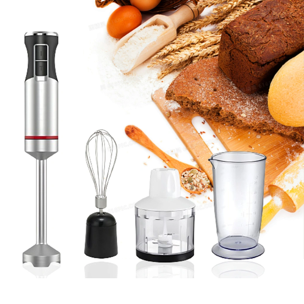 4 In 1 copper whsik portable mini electric hand blender set